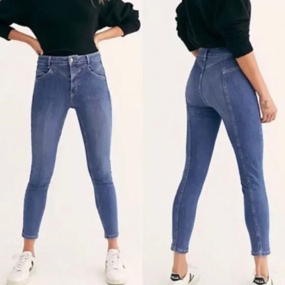 We The Free | Jeans | Free People We The Free Riley Seamed Skinny Jeans ...